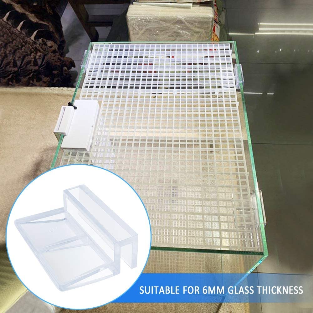 Fish Tank Lid Tank Cover Aquarium Top Cover With Transparent Frame Anti ...