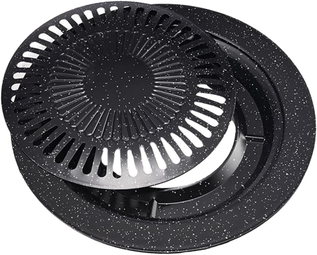 Amazon.com: OKUMEYR Round Nonstick Baking Pan Double Tiered Enamel ...