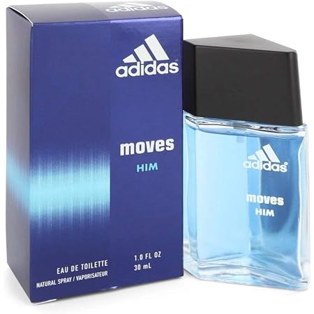 Amazon.com : Adidas Moves for Men Eau de Toilette Spray 1.6 Fl OZ ...