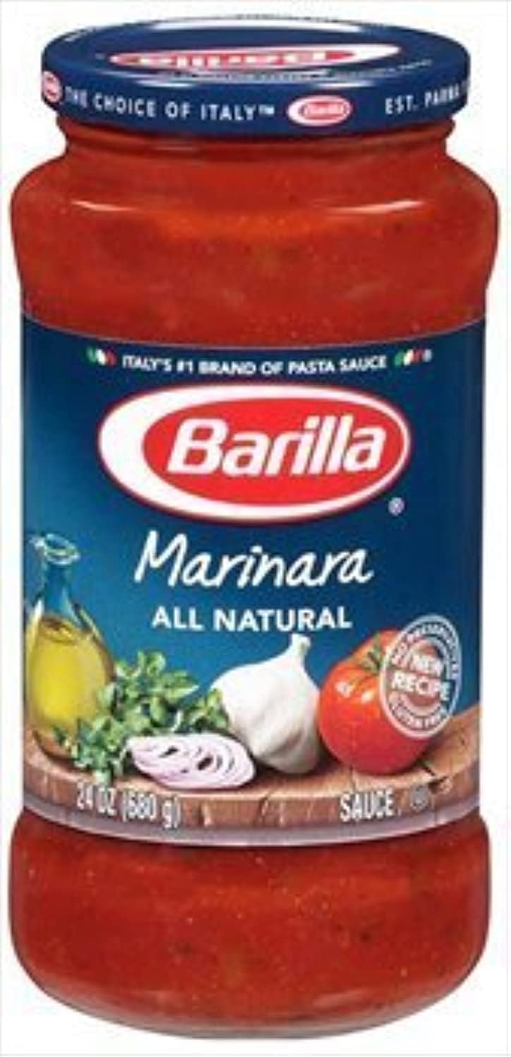 Amazon.com : Barilla Marinara All Natural Pasta Sauce 24 oz : Grocery ...