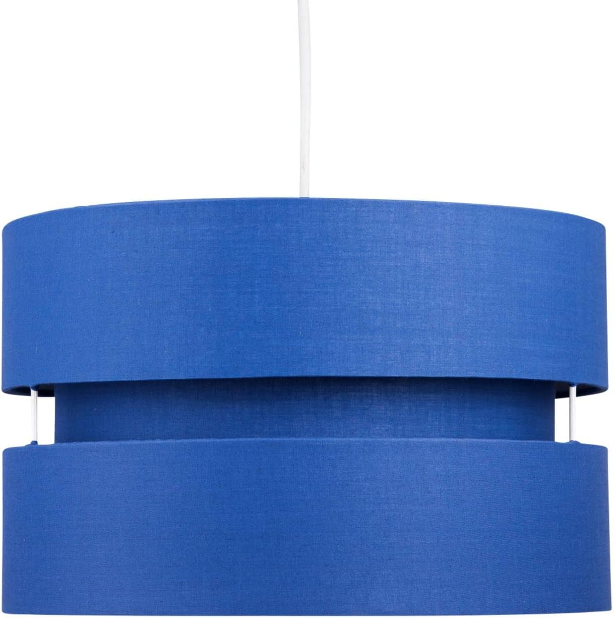 Pure Sky Baby Blue Fabric Lampshade (20cm Diameter Ceiling Pendant ...