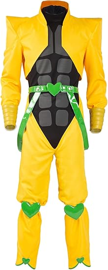 CosplayCos Dio Brando Cosplay Fantasia Dio Jaqueta Camisa : Amazon.com ...