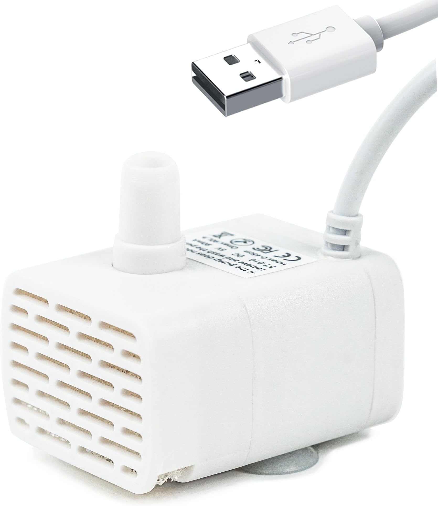 Pompe de rechange super silencieuse pour fontaine à eau pour chat avec eau réglable, pompe à eau ...