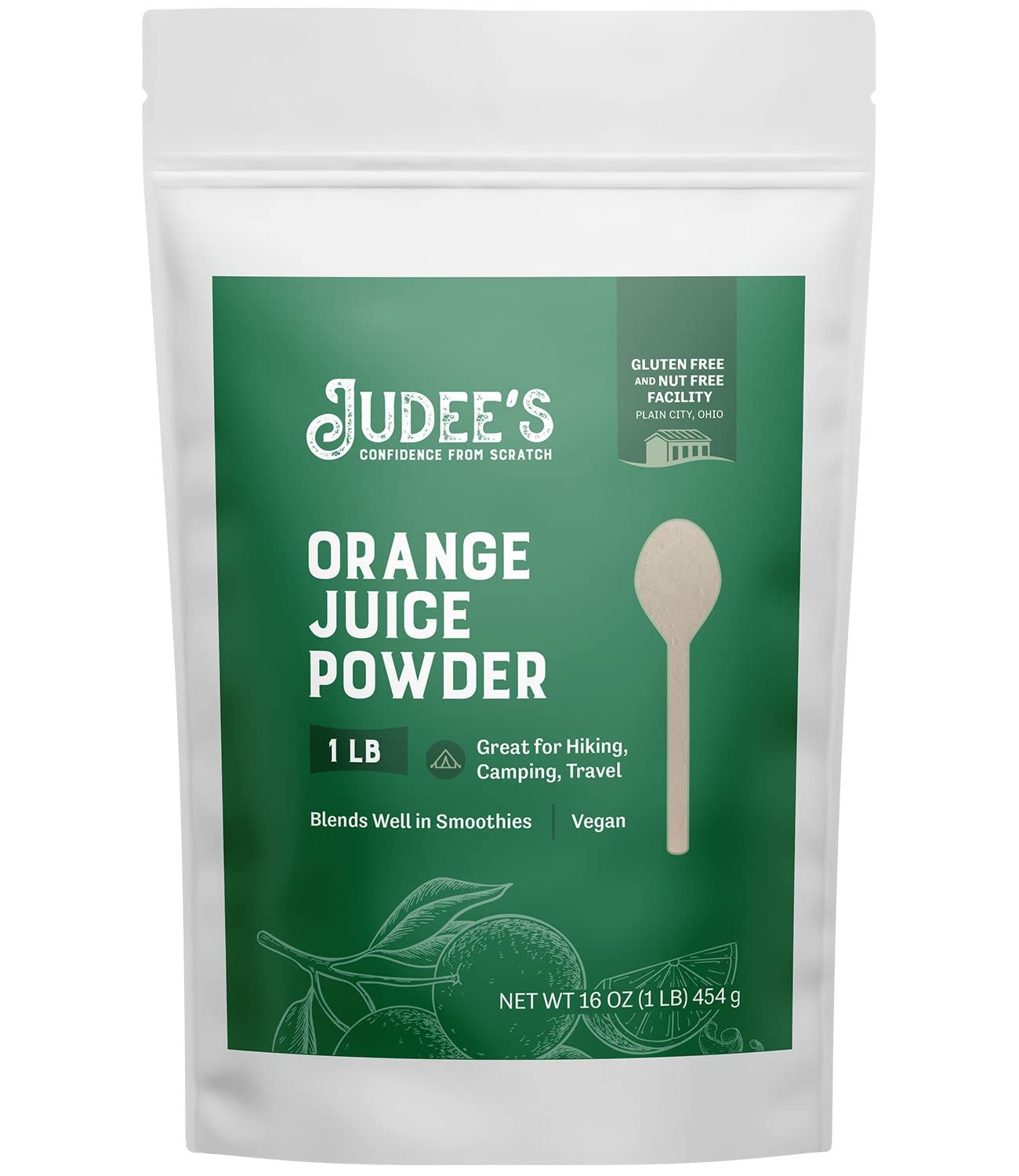 Amazon.com: Judee's Orange Juice Powder - 1 lb - Delicious and 100% ...