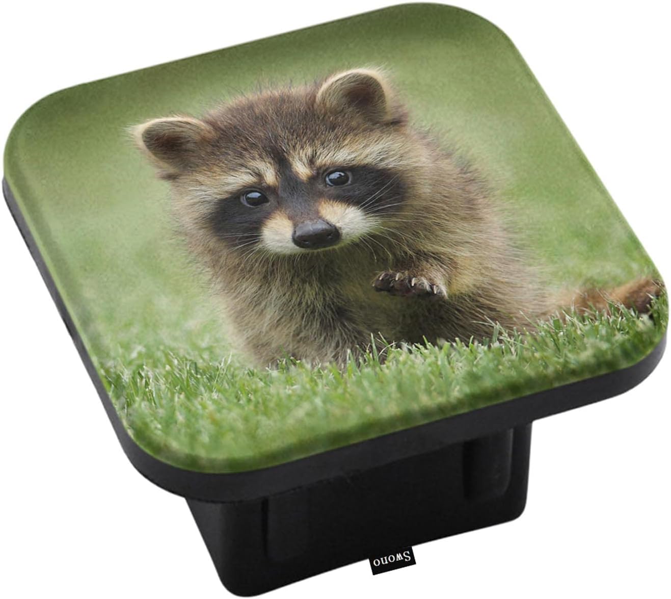 Amazon.com: Swono Raccoon Rubber Hitch Tube Cover Animal Raccoon in ...