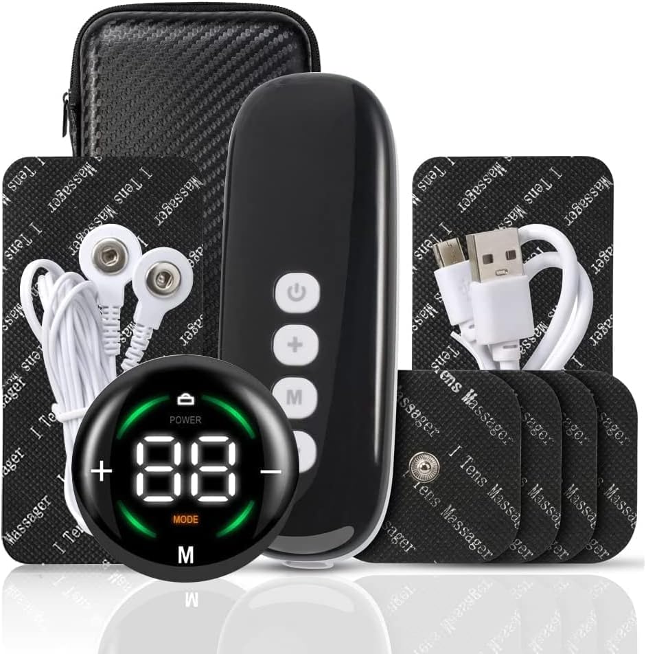 SYOSI Tens EMS Electronic Sports Muscle Stimulator, Portable Muscle ...