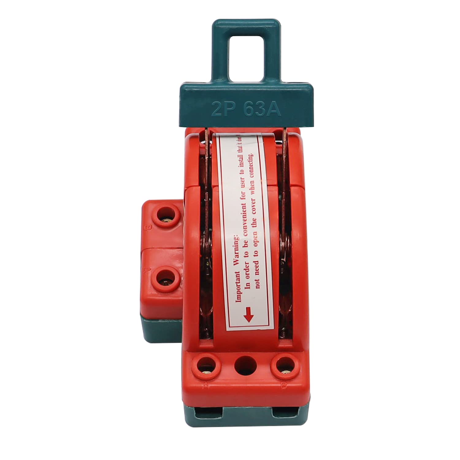 Buy TWTADE Disconnect Knife Switch 63A 220V 2 Pole Double Throw DPDT ...