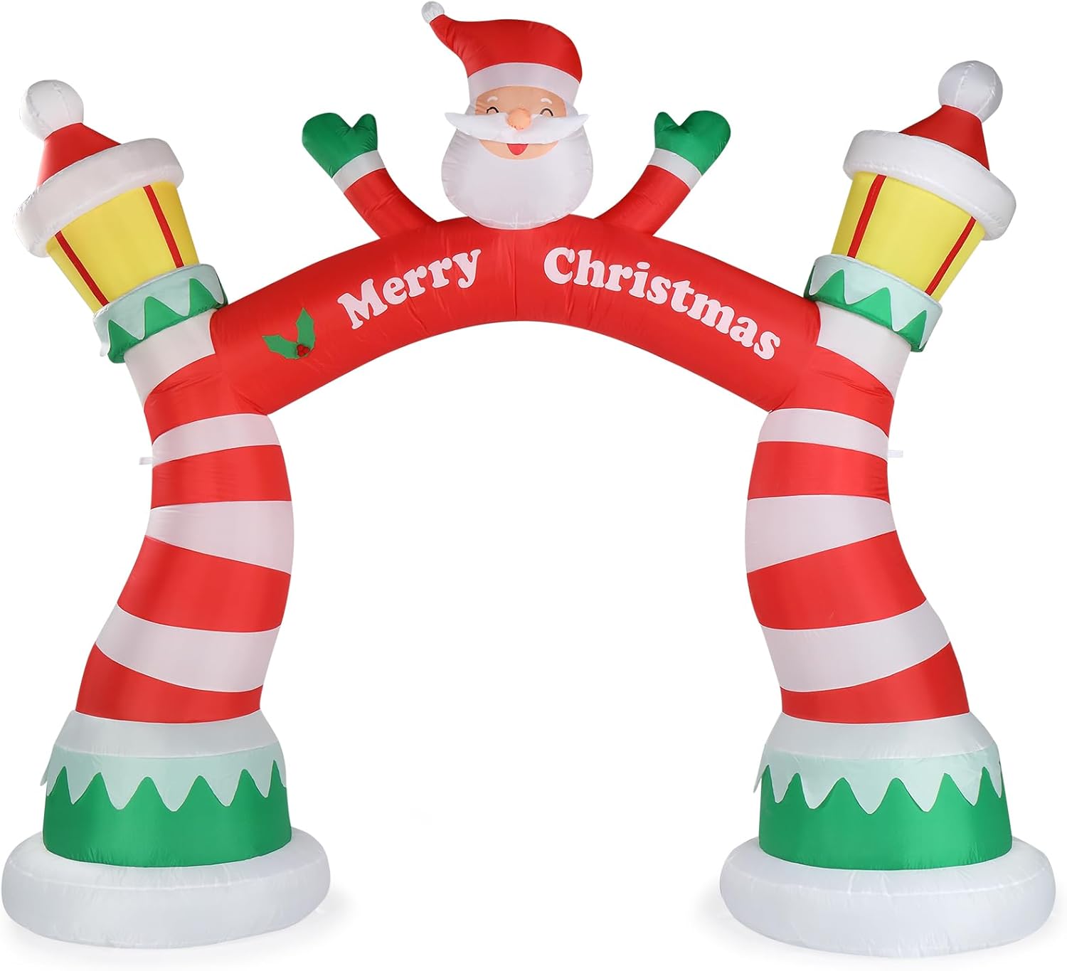 Amazon.com: 8.9 FT Lighted Christmas Inflatable Archway, Inflatable ...