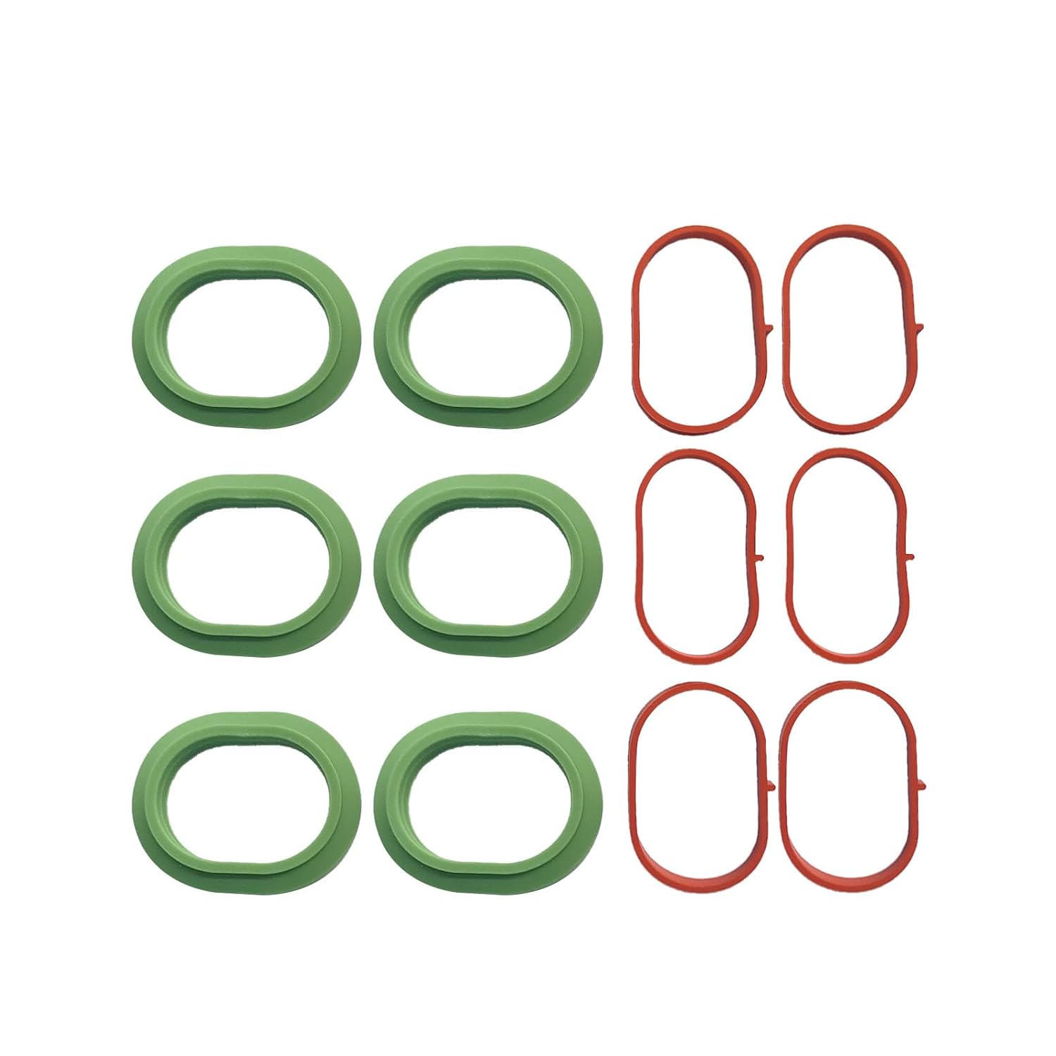 Amazon.com: Intake Manifold Upper and Lower Gasket Set Compatible with ...