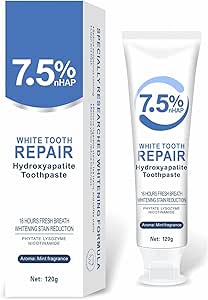 Hydroxyapatite Toothpaste 7.5% UK, Enamel Repair Toothpastes, Fluoride ...