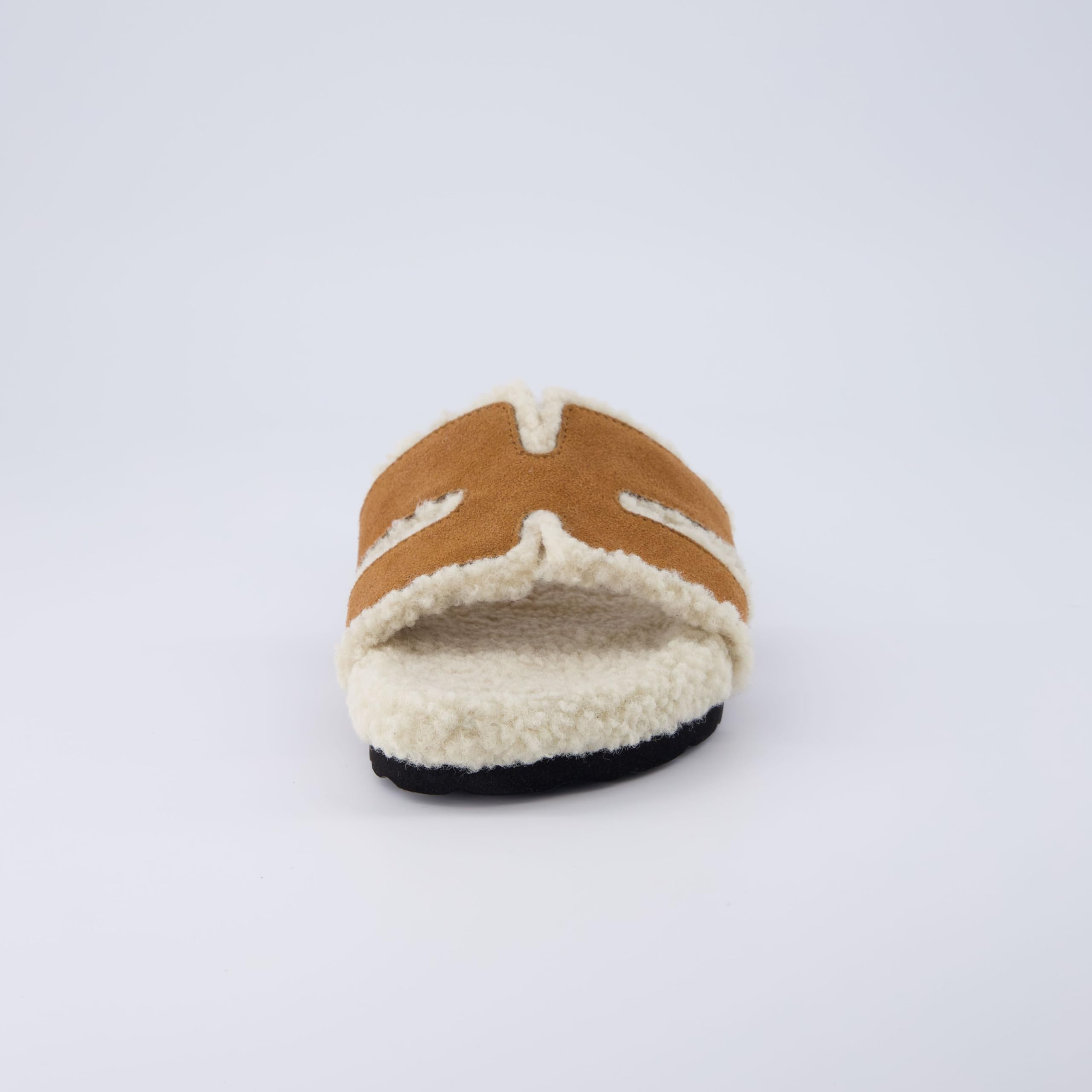 Snapklik.com : CUSHIONAIRE Womens Cuddle Fur Faux Shearling Lined Slide ...