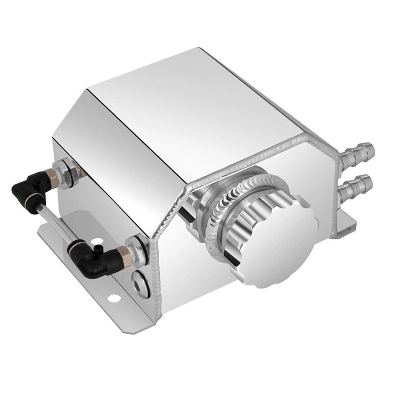 Buy Universal 1L Aluminium Alloy Engine Oil Fuel Catch Can Square ...