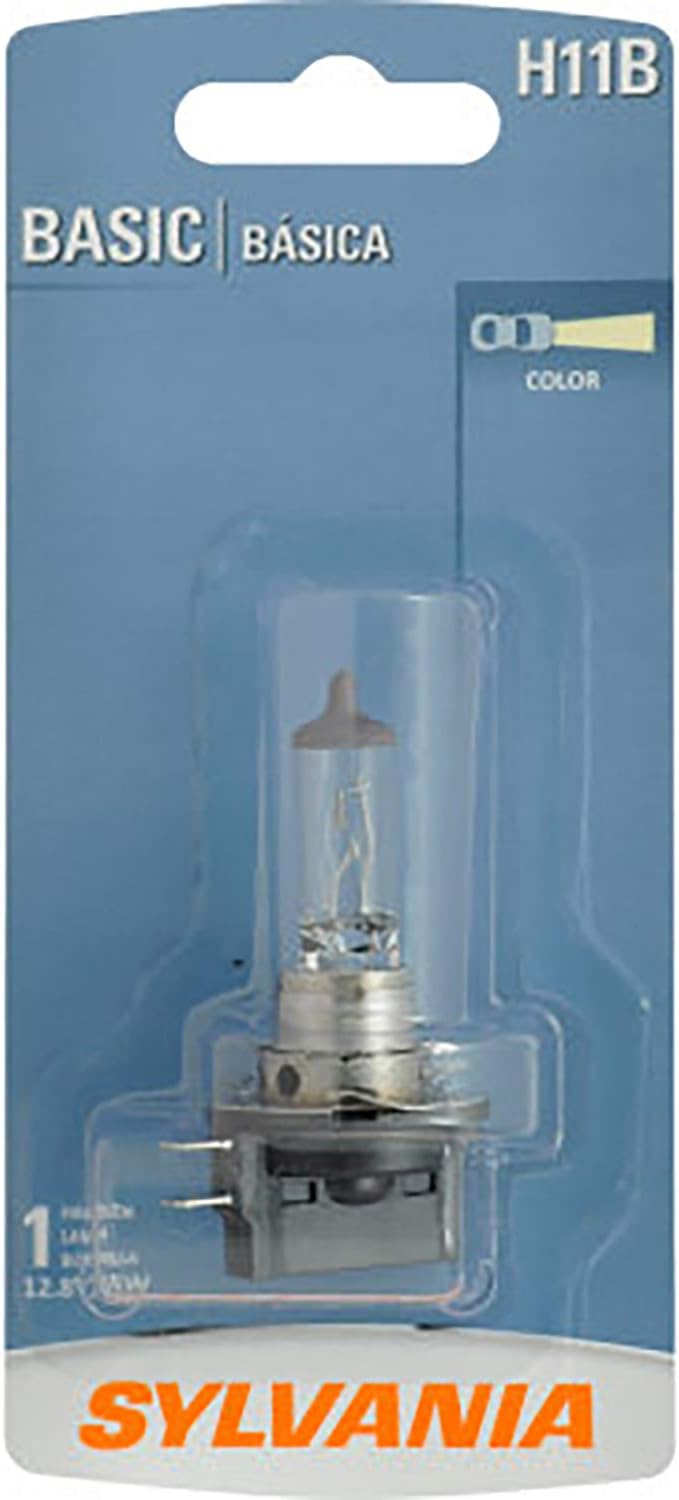 Amazon.com: SYLVANIA H11B.BP N/A H11B Basic Halogen Headlight Bulb ...