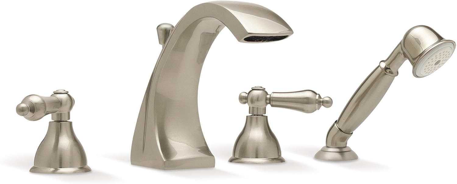 Aquadis Tub Fillers F99 0714 4 Piece Roman Bath Brush Nickel - Tub And ...