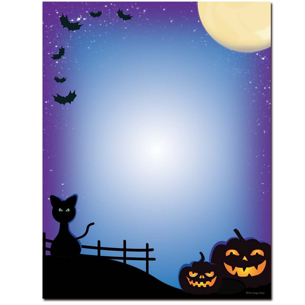 Amazon.com : All Hallows' Eve Halloween Letterhead Laser & Inkjet ...