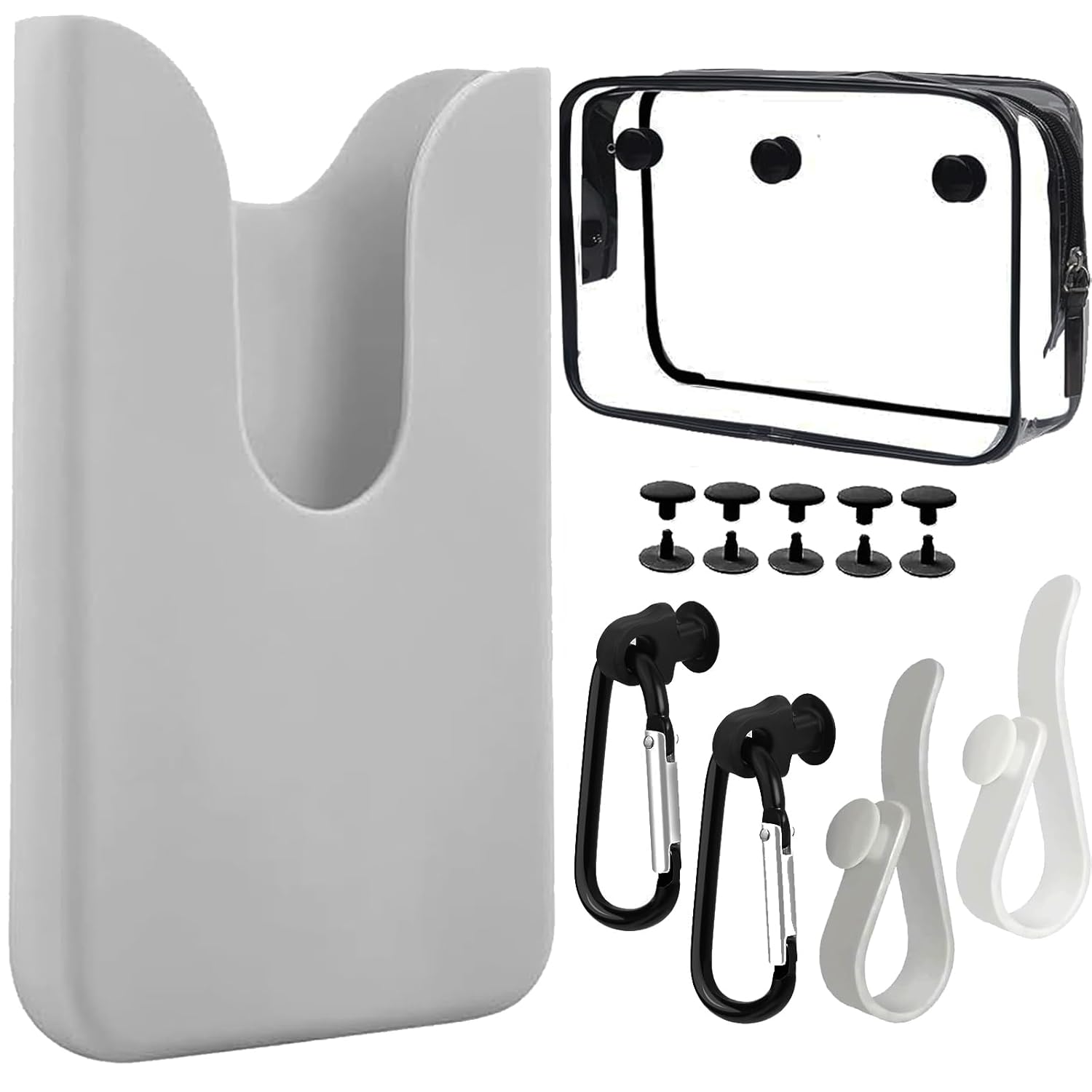 Amazon.com: 6 Packs Accessories Set, Phone Holder, Clear Inserts Pouch ...