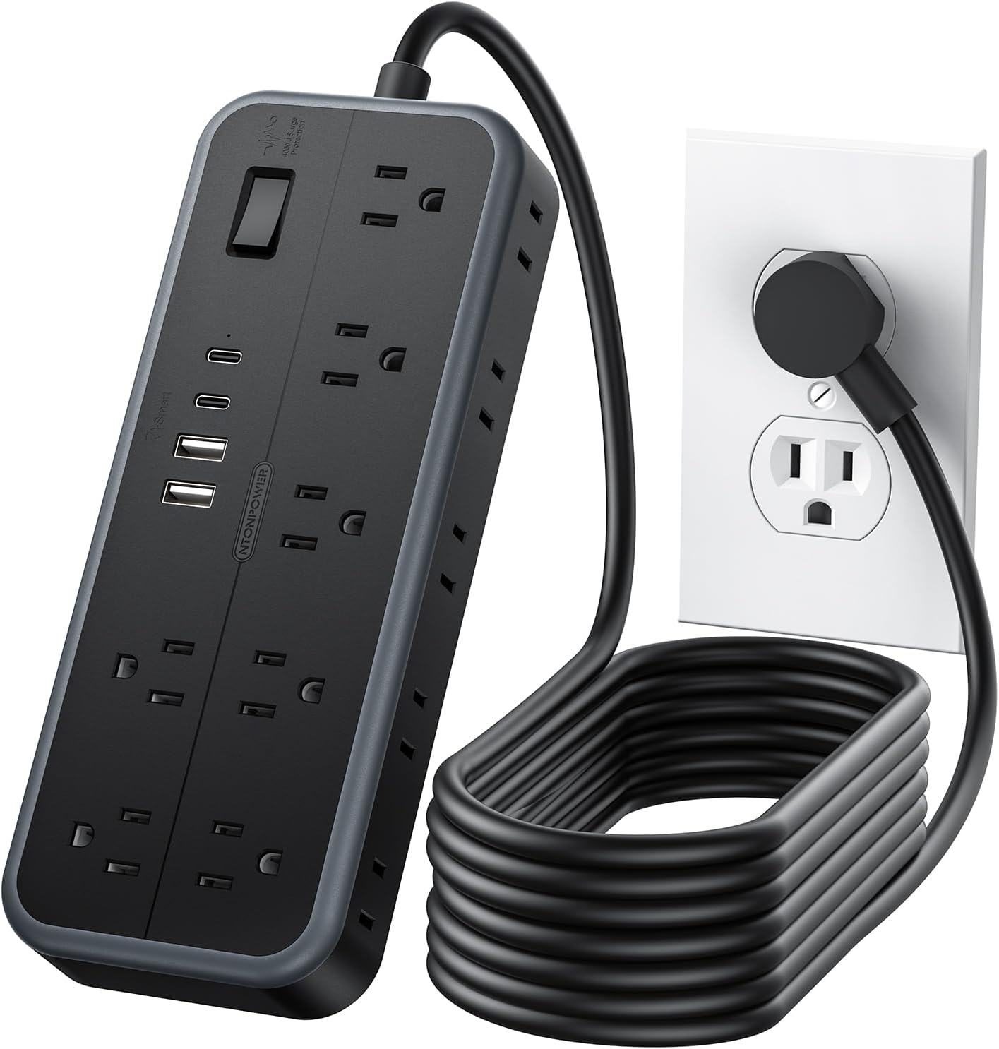 Swivel Power by Bell+Howell Power Strip w/Surge Protection Rapid ...