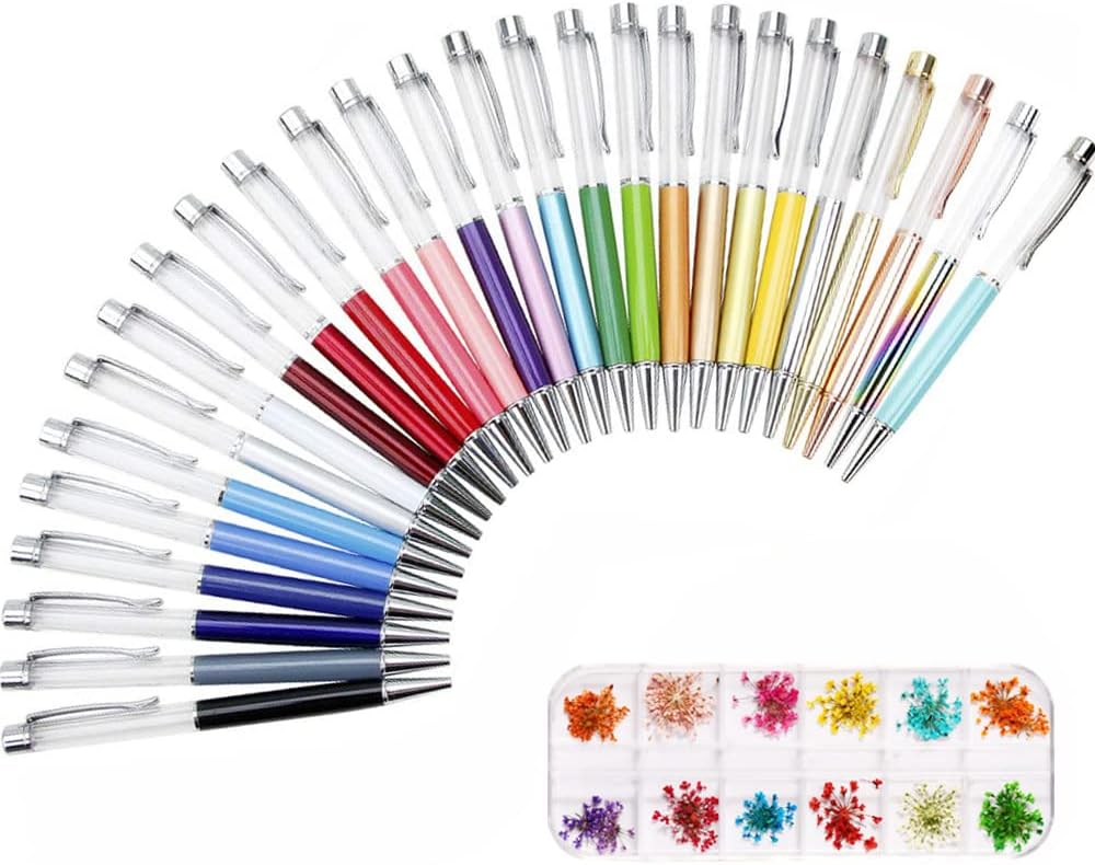 Amazon.com : 50 Pieces Empty Pen Shell Ballpoint Pen Cover Gel Pen ...