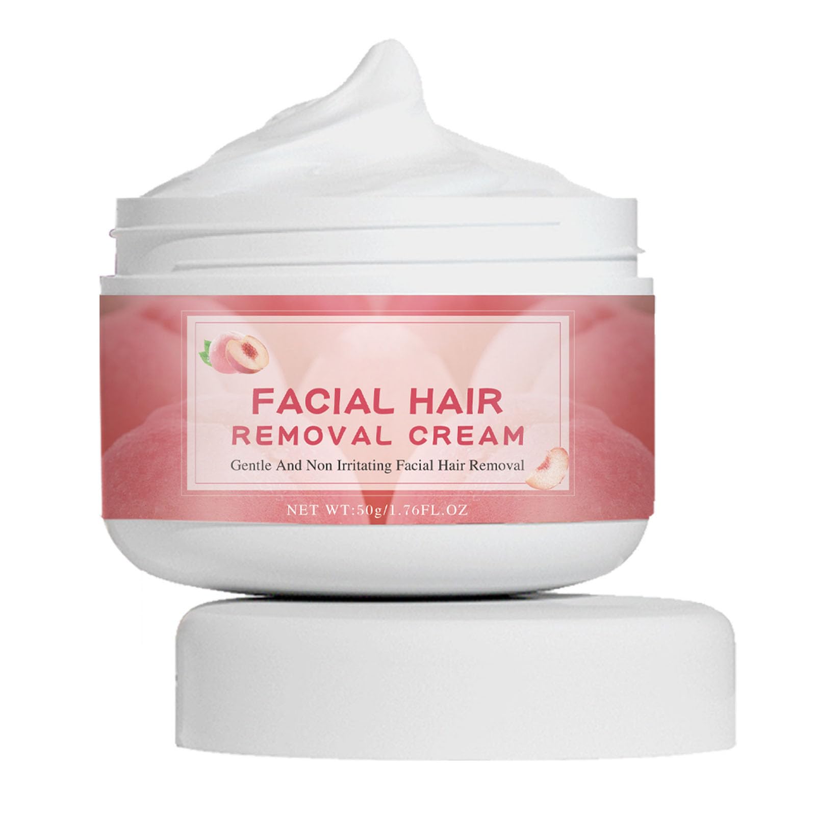 Amazon.com : Facial Depilatory Cream, Peach Facial Hair Removal Cream ...