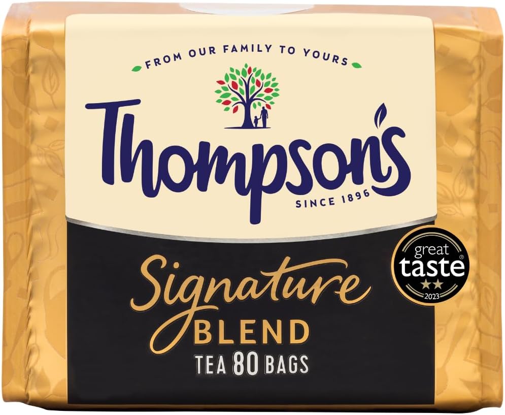 Amazon.com : Thompson's Punjana Irish Breakfast 80 Teabags (8.82 Oz ...