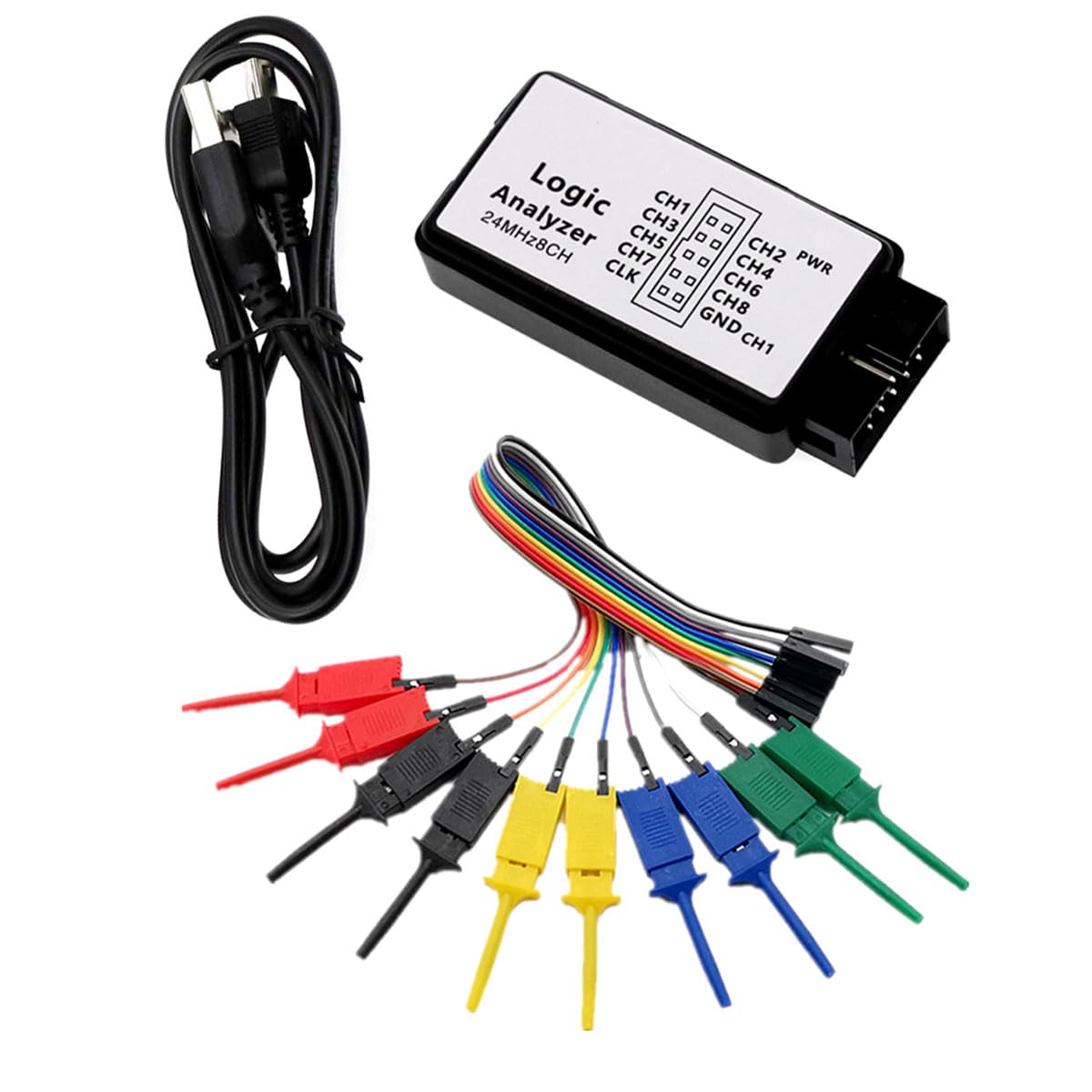 Wwzmdib Usb Logic Analyzer For Arm Fpga Debugging Tool 24m