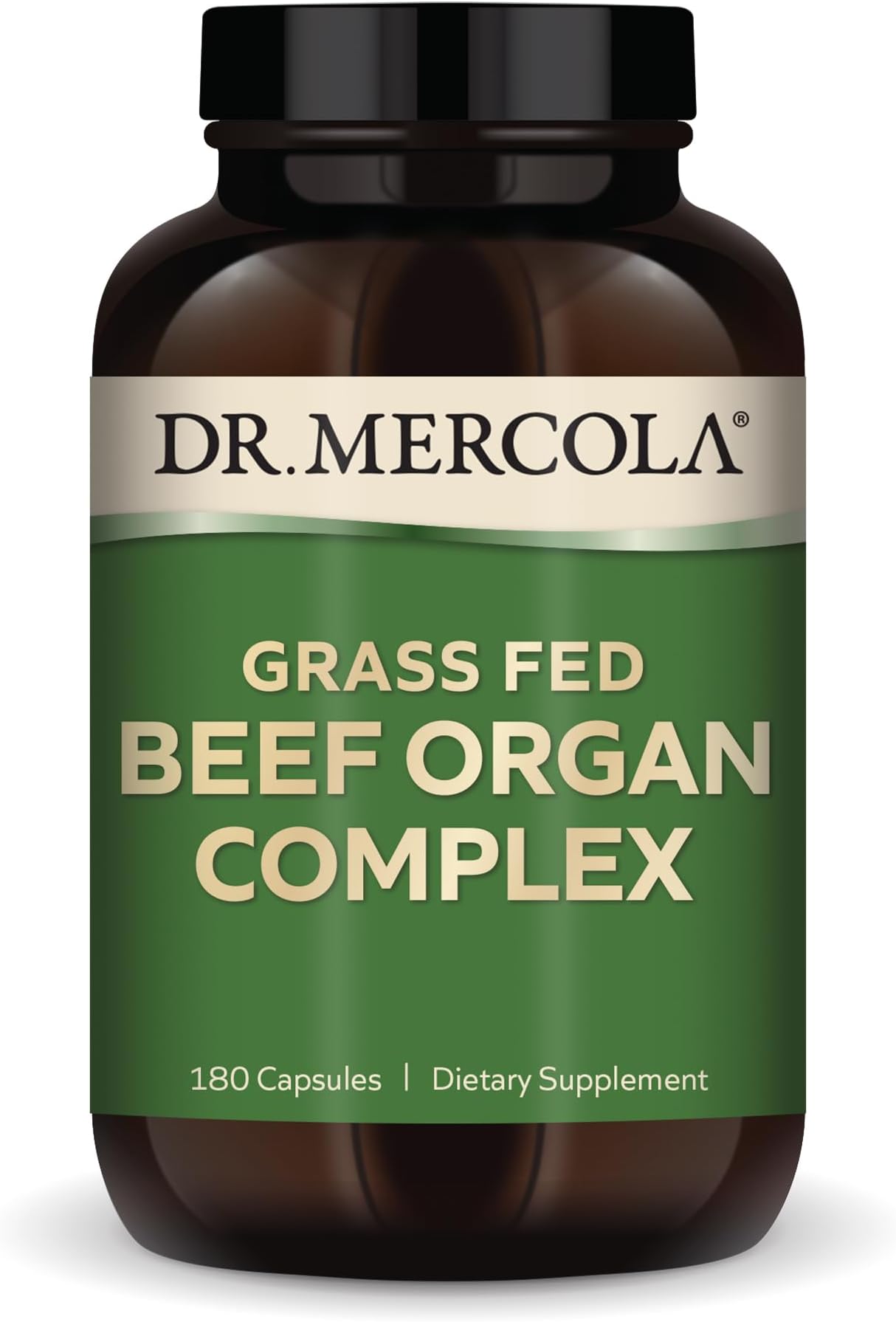 Amazon.com: Dr. Mercola Grass Fed Beef Organ Complex, 30 Servings (180 ...