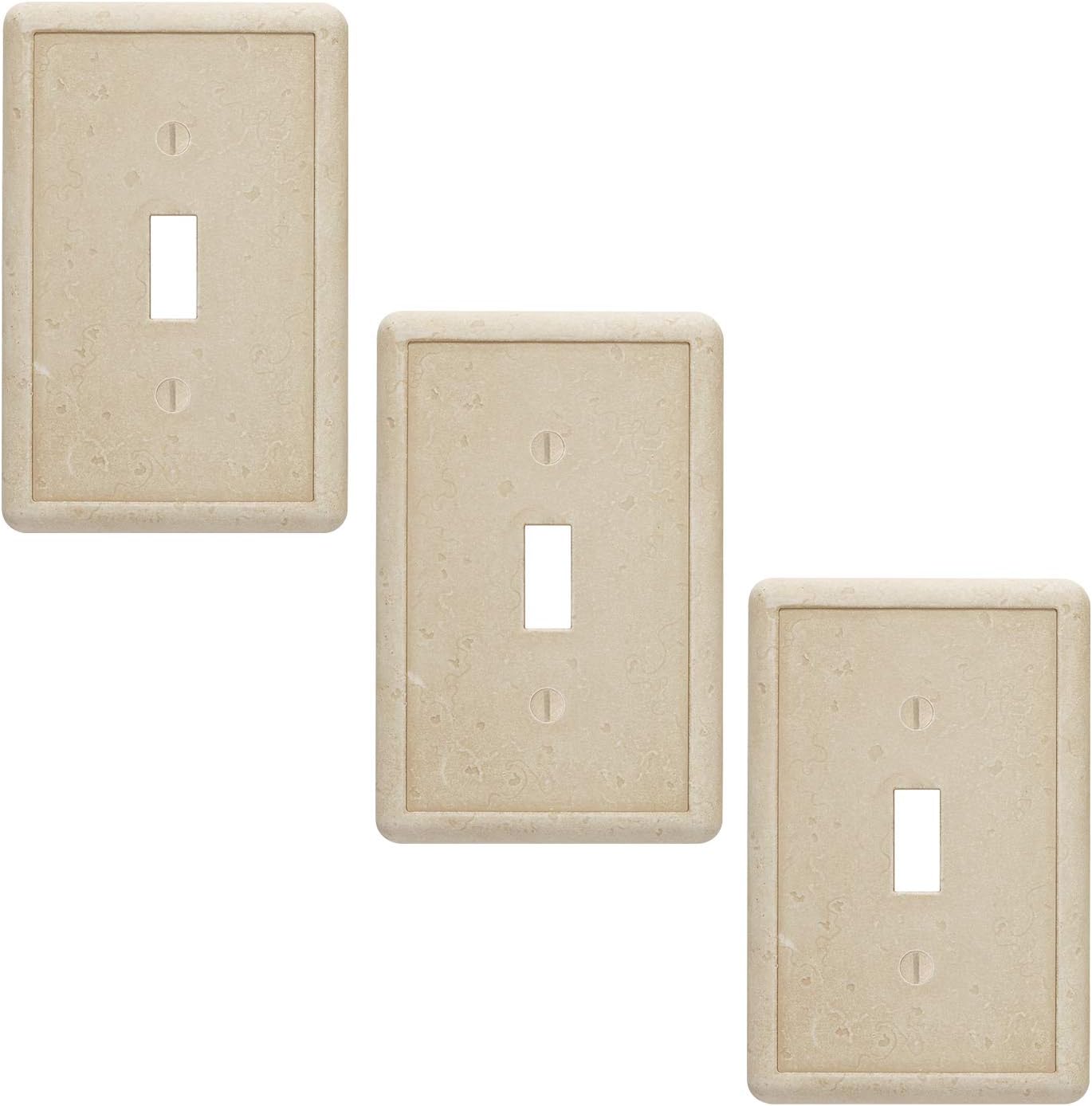 Questech Light Switch Covers, Single Toggle Wall Plates for Electrical ...