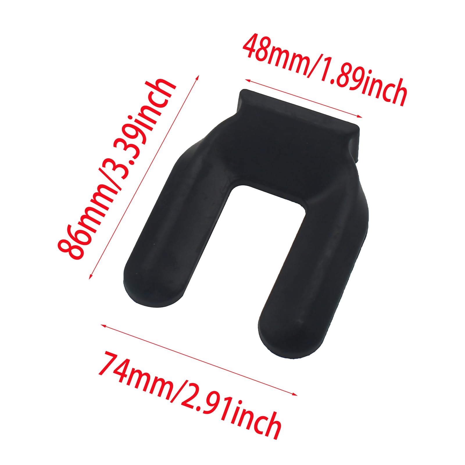 Snapklik.com : 4 PCS Furniture Wheel Stop Rubber Chair Caster Anti Slip ...