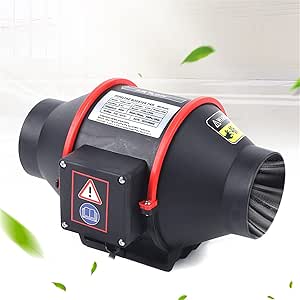 Amazon.com: DOONARCES 4 inch 182 CFM Inline Duct Ventilation Fan Silent ...