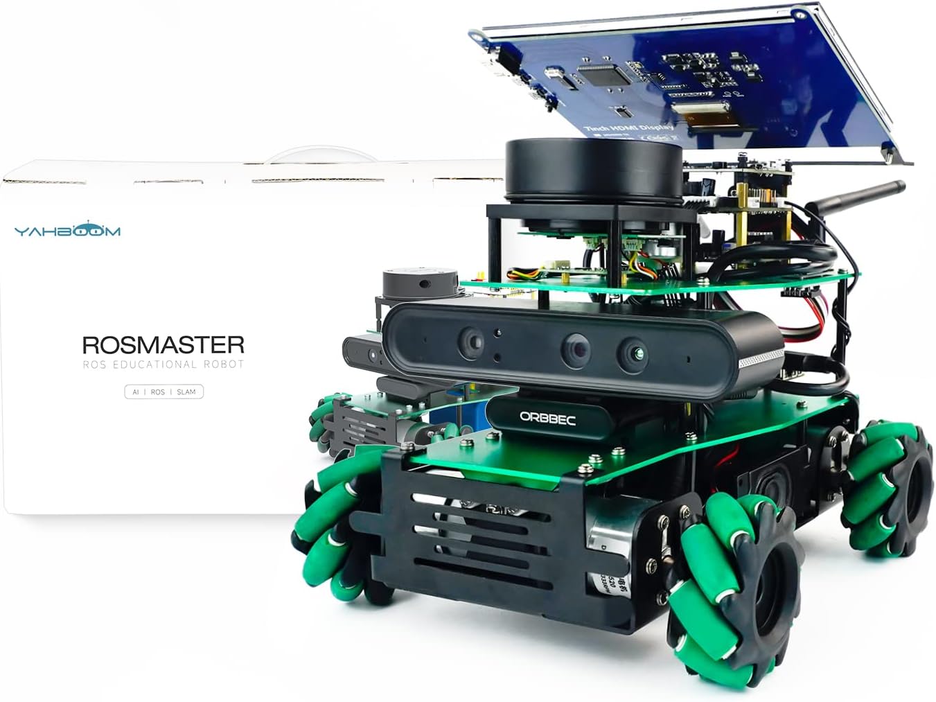 Yahboom Jetson Nano Ros Robot Lidar Mapping Navigation profondeur Image ...