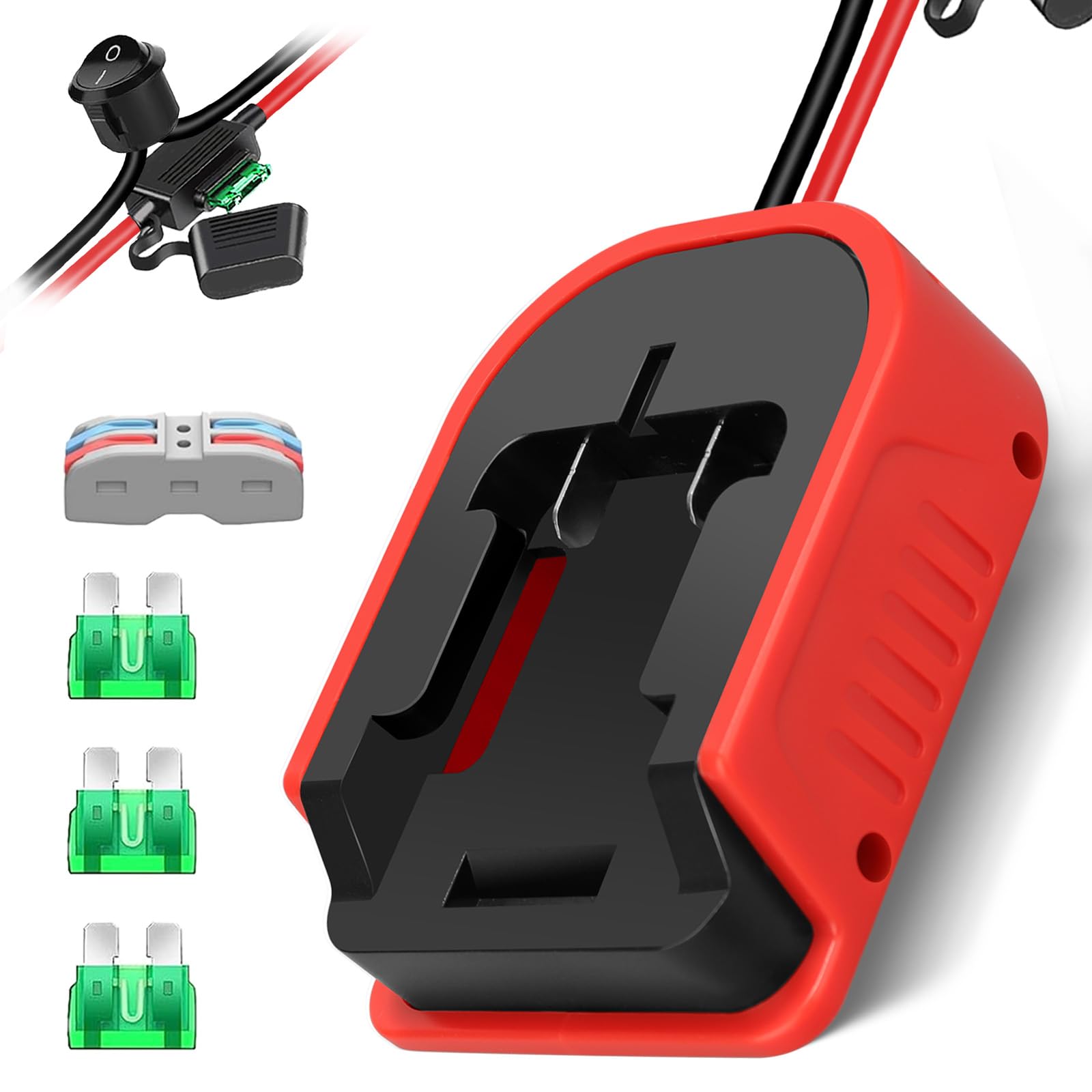 Snapklik.com : JJXNDO Power Wheel Adapter For Bauer 20V Battery