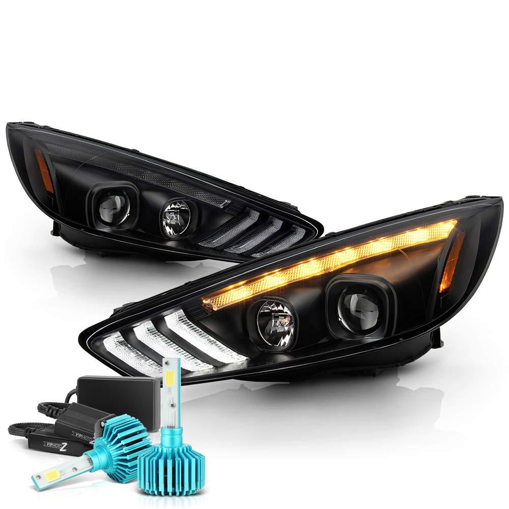 Buy [Built-In Color-Changing RGB LED Low Beam] For 2015-2018 Ford Focus ...