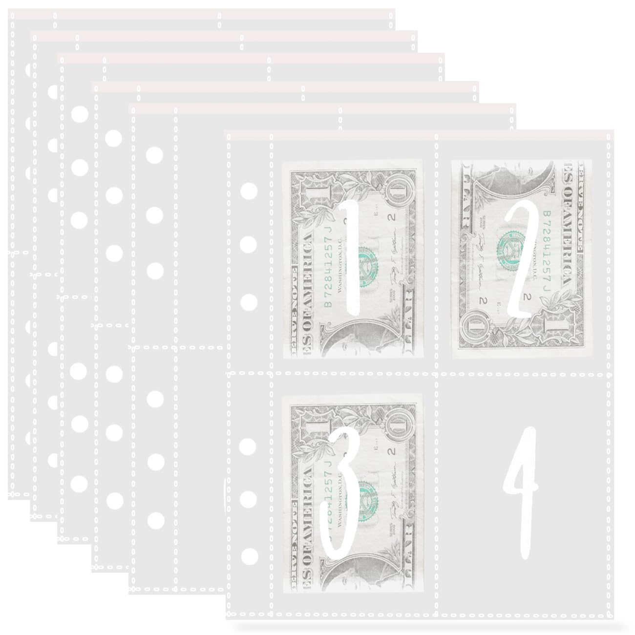 Snapklik.com : AYWFEY 2 Kit 100 Envelopes Money Saving Challenge Binder ...