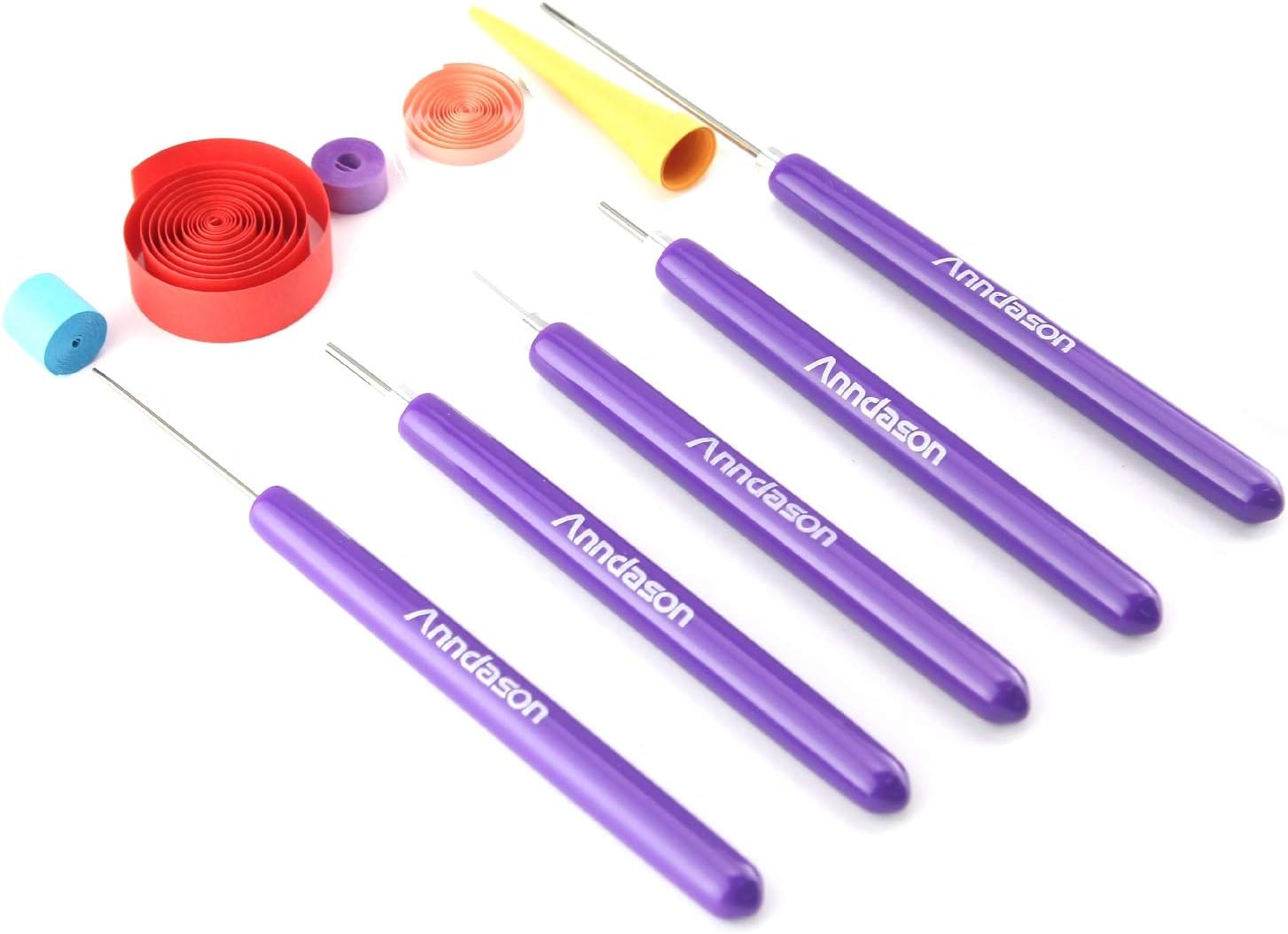 Amazon.com: Anndason 5 in 1 Quilling Tools, 5pcs Different Size ...