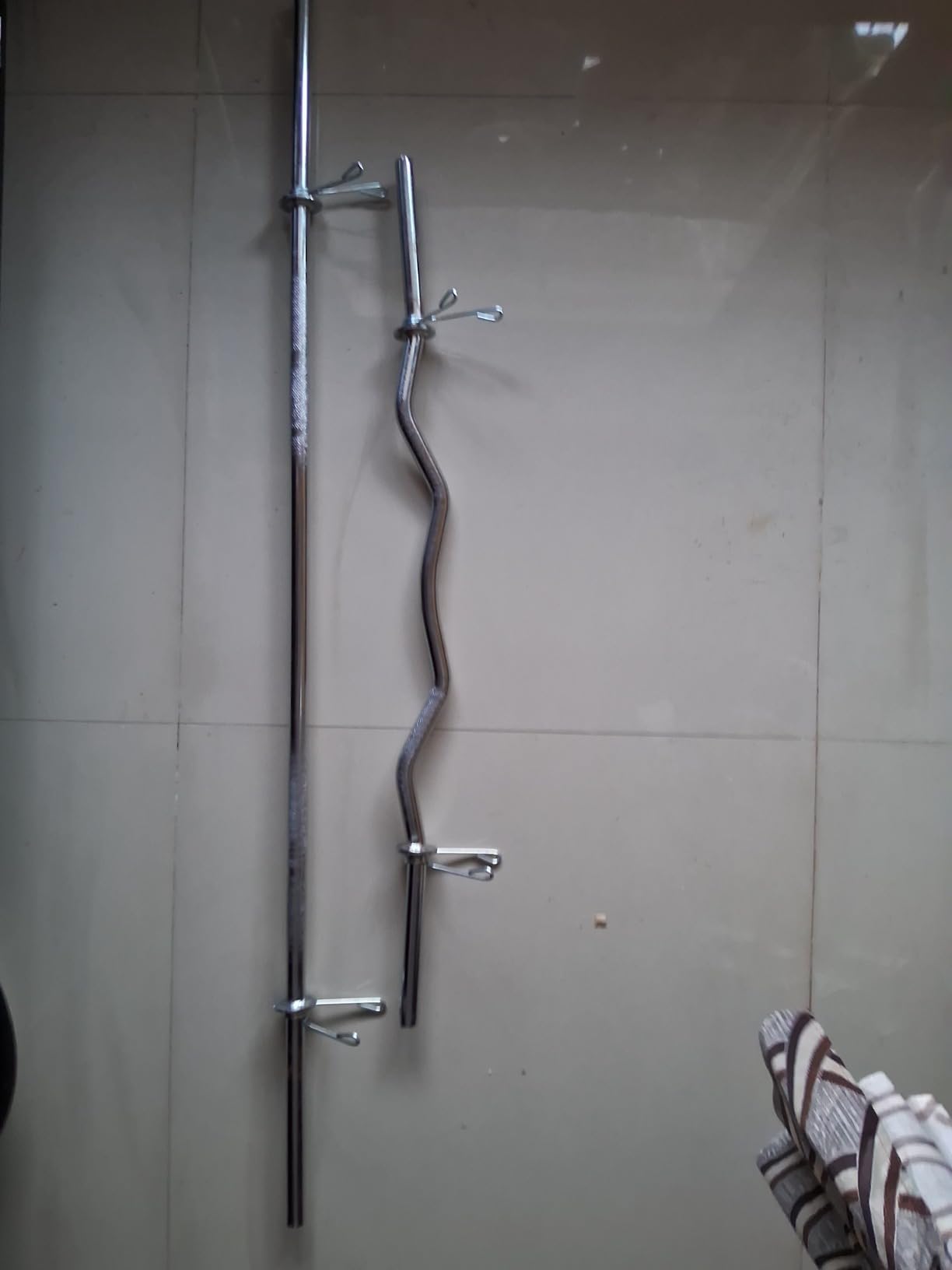 Buy FITNACE Weight Lifting Rod, Gym Bar 3 Feet Curl Bar and 4 feet ...