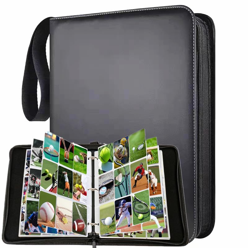 Amazon.com: 9 Pocket Trading Card Binder, 900 Pockets Basketball Card ...