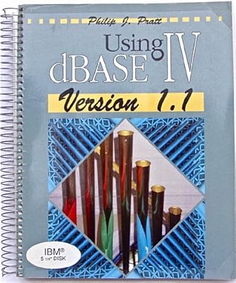 Using dBASE IV Version 1.1/Book and IBM 5 1/4" Disk: Pratt, Philip J.: 9780878357932: Amazon.com ...