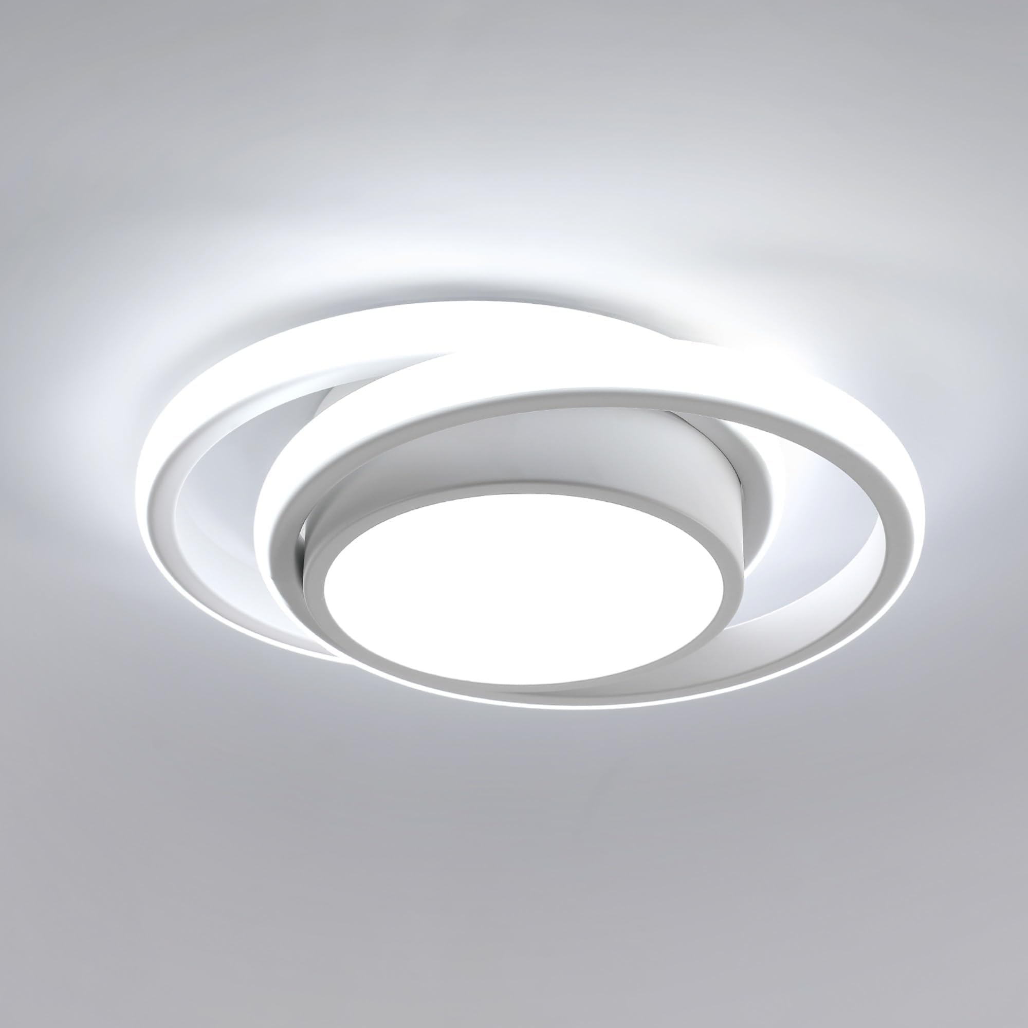 DELIPOP Modern LED Ceiling Light, 32W 2880LM Round Small Ceiling Lamp ...