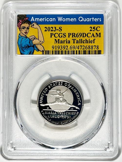 2023 S Clad Proof American Women Quarter Maria Tallchief PR 69 DCAM ...