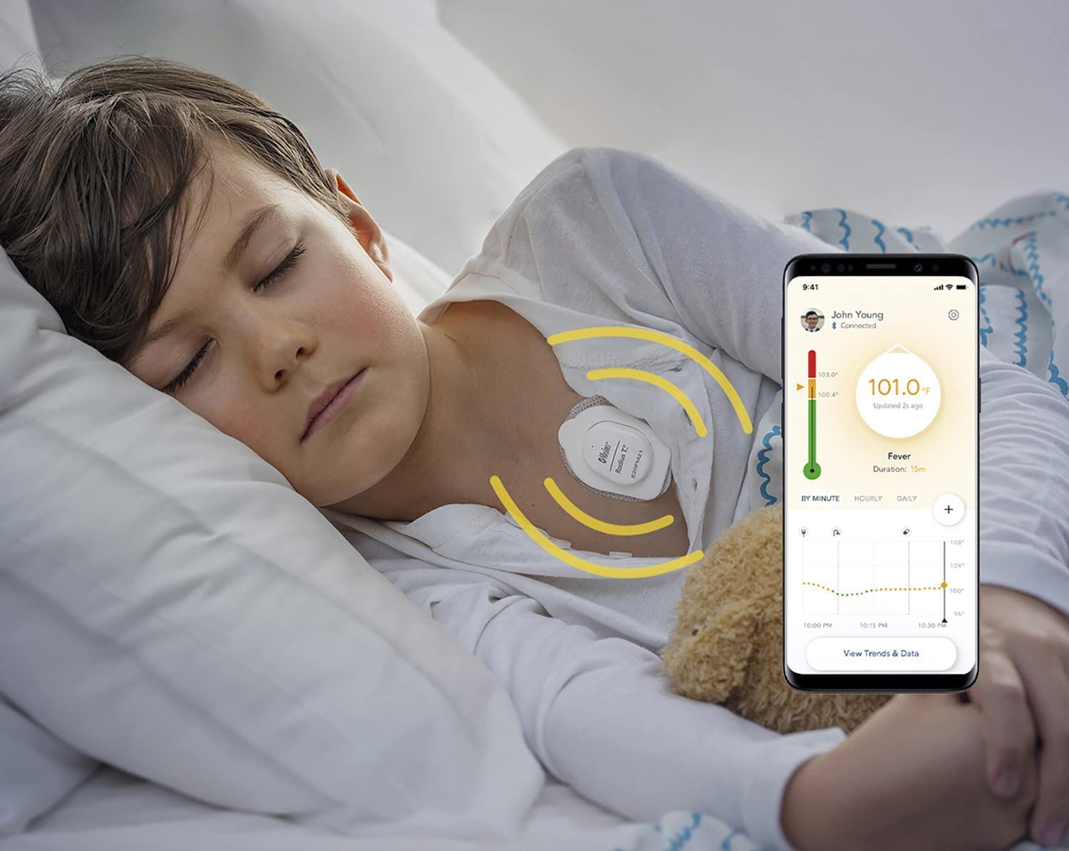 Buy Masimo Radius T Wearable Digital Thermometer, Continuous Monitoring of Fever 24x7, Medical ...