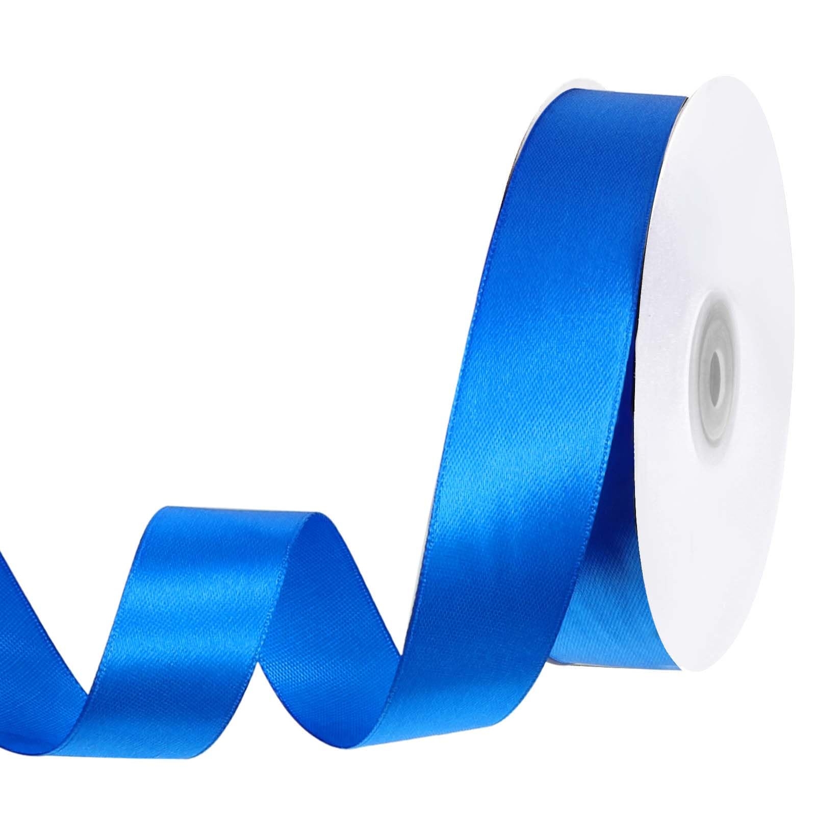 Snapklik.com : Royal Blue Ribbon 1 Inch 50 Yards Blue Satin Ribbon For ...