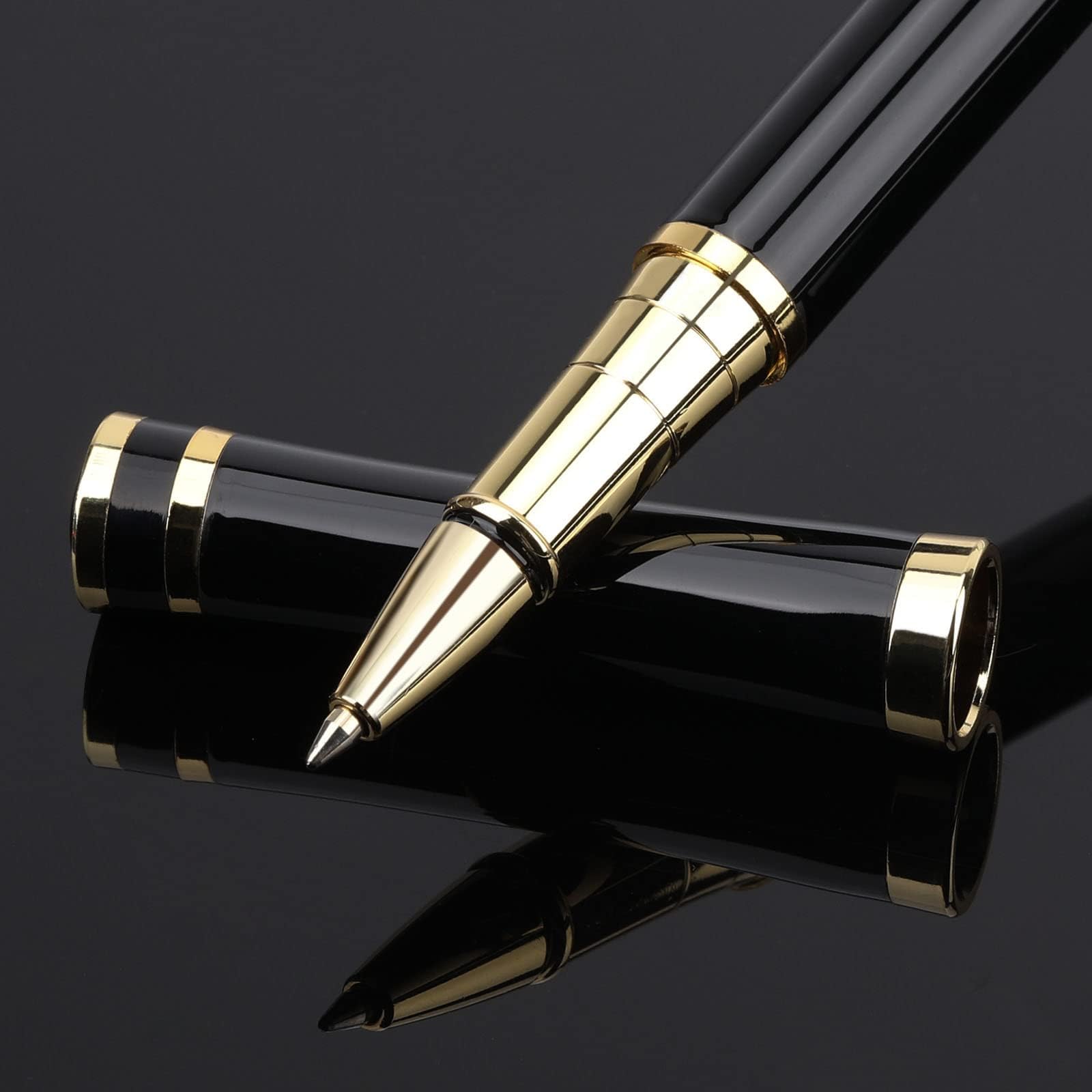 Amazon.com : BEILUNER Luxury Rosewood Ballpoint Pen Writing Set ...