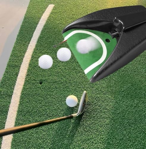 Nicoone Golf Automatic Putting Cup,Portable Golf Return Machine for ...