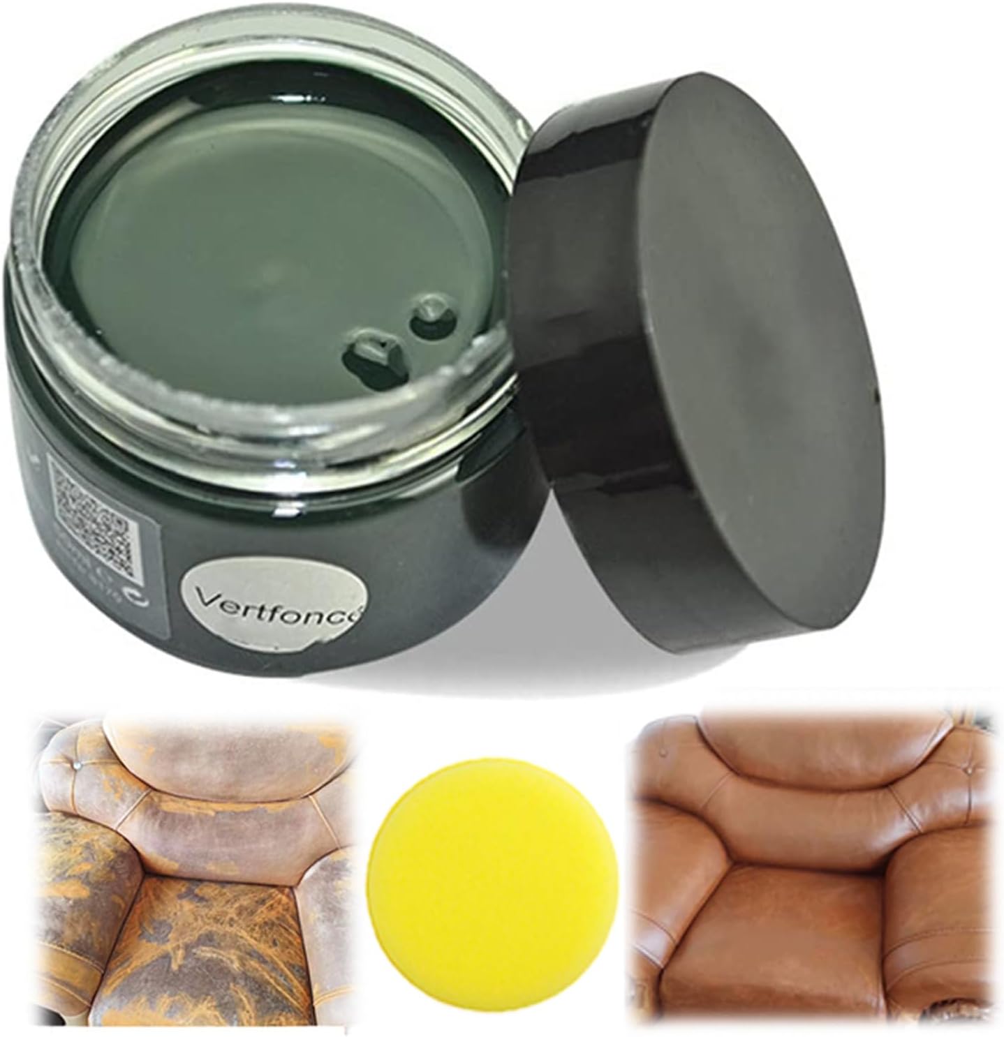 liucocotos Leather Recoloring Balm - Leather Color Restorer ...