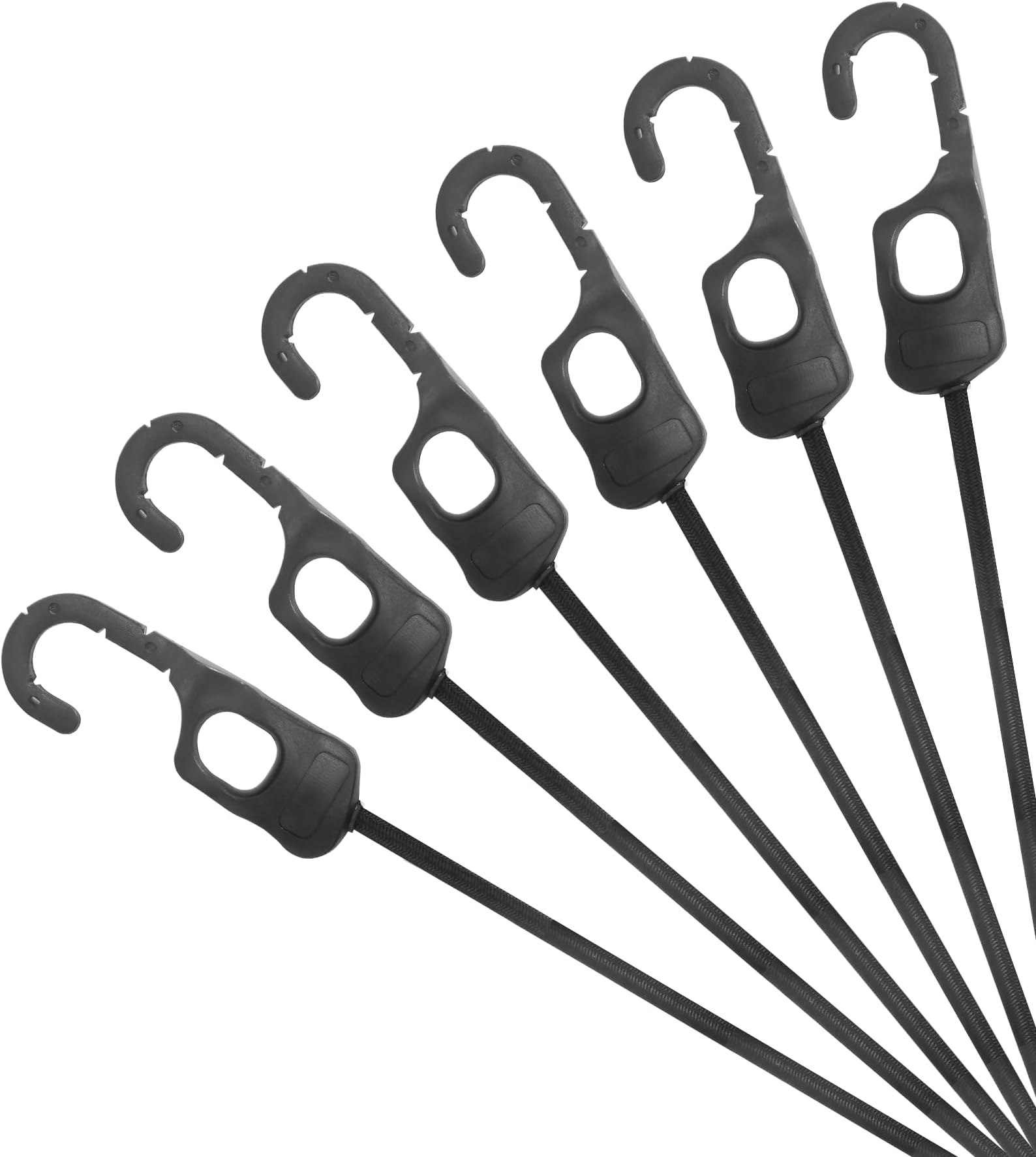 Monkey Fingers Adjustable Bungee Cords (2, 39") with Hooks | High ...