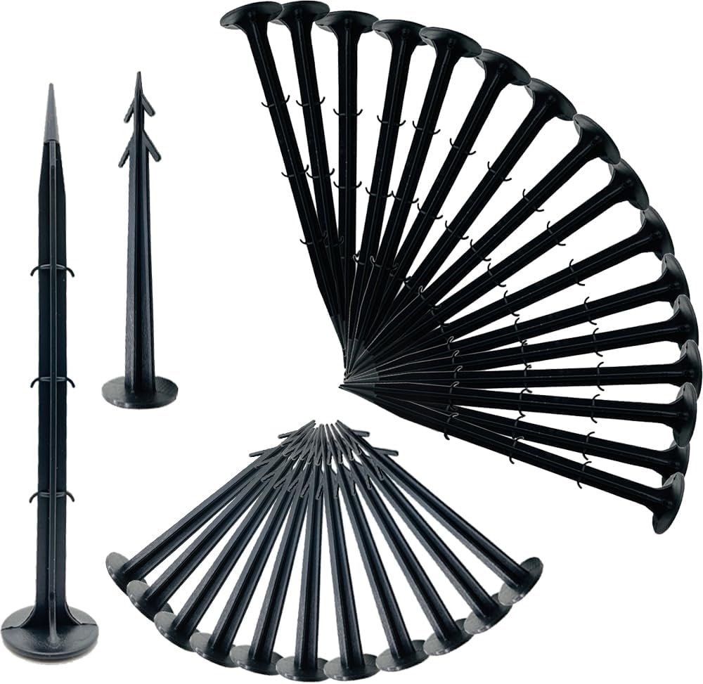 Fycooler Erdnägel Unkrautvlies - TerraPEG Erdanker Bodenanker Erdnägel ...