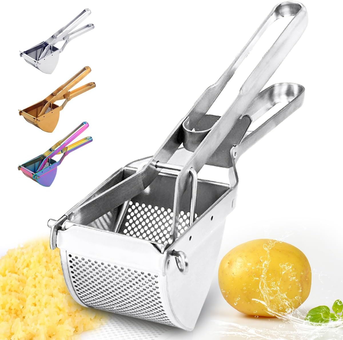 Amazon.com: Potato Ricer, AITRAI Large 22oz Potato Ricer and Masher ...