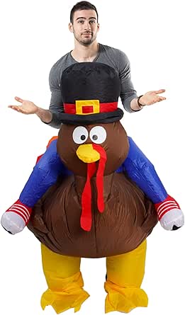 Amazon.com: WUGAOGAI Thanksgiving Inflatable Costumes Adult, Inflatable ...