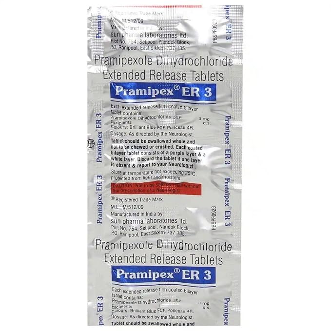 Pramipex ER 3 - Strip of 10 Tablets : Amazon.in: Health & Personal Care