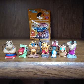Amazon.co.jp: 7 Types Full Set Gamba Adventure Figures : Toys & Games